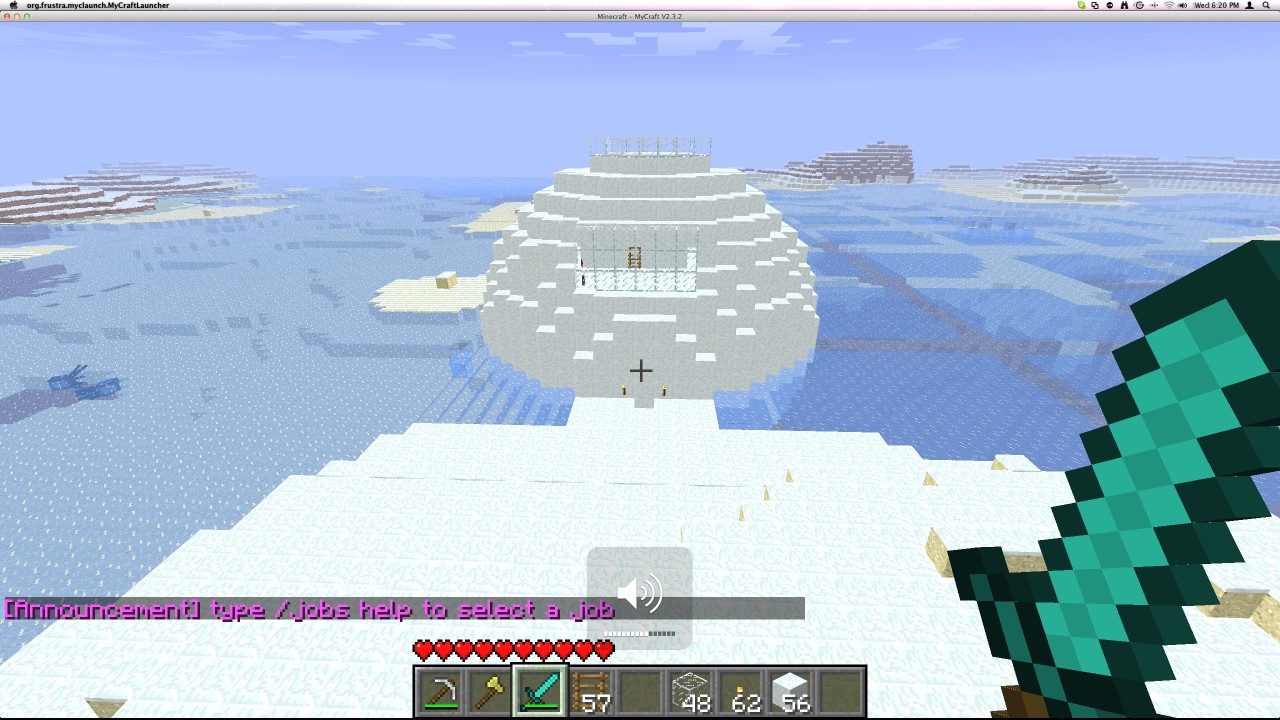 The snow igloo Minecraft Map